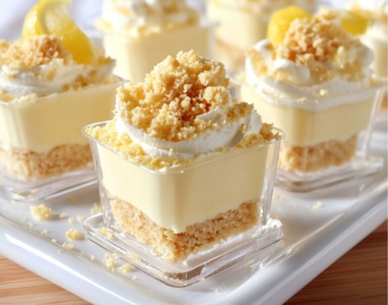 Home » Recipes » Desserts » Mini Lemon Cheesecake Cups